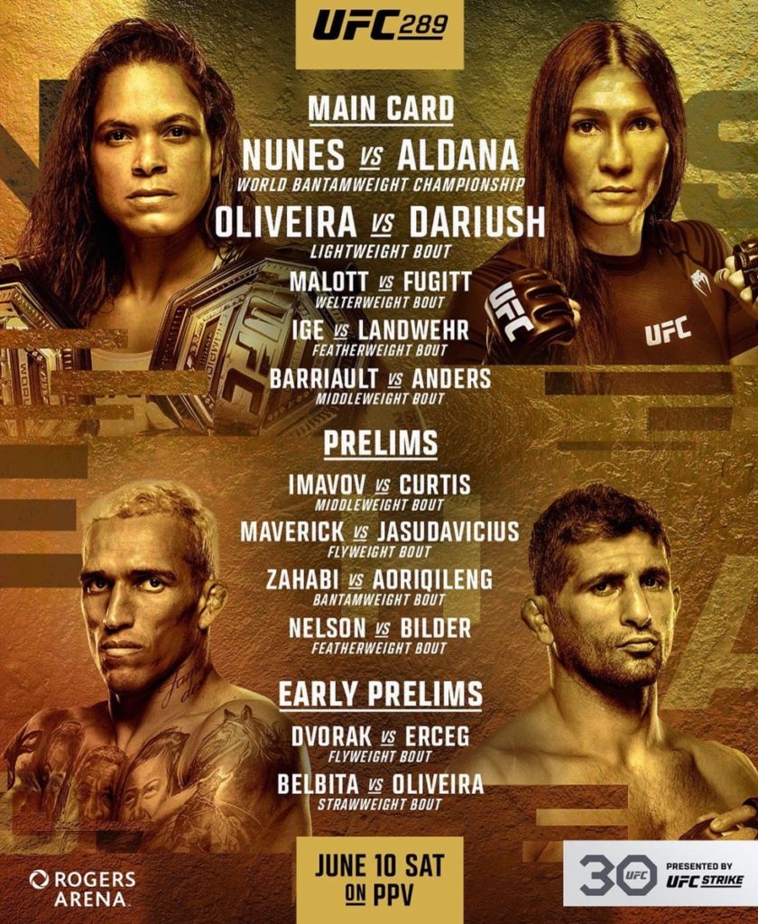 UFC 289 — основной кард, бои на турнире ЮФС 289, 26.05.23 — где ...